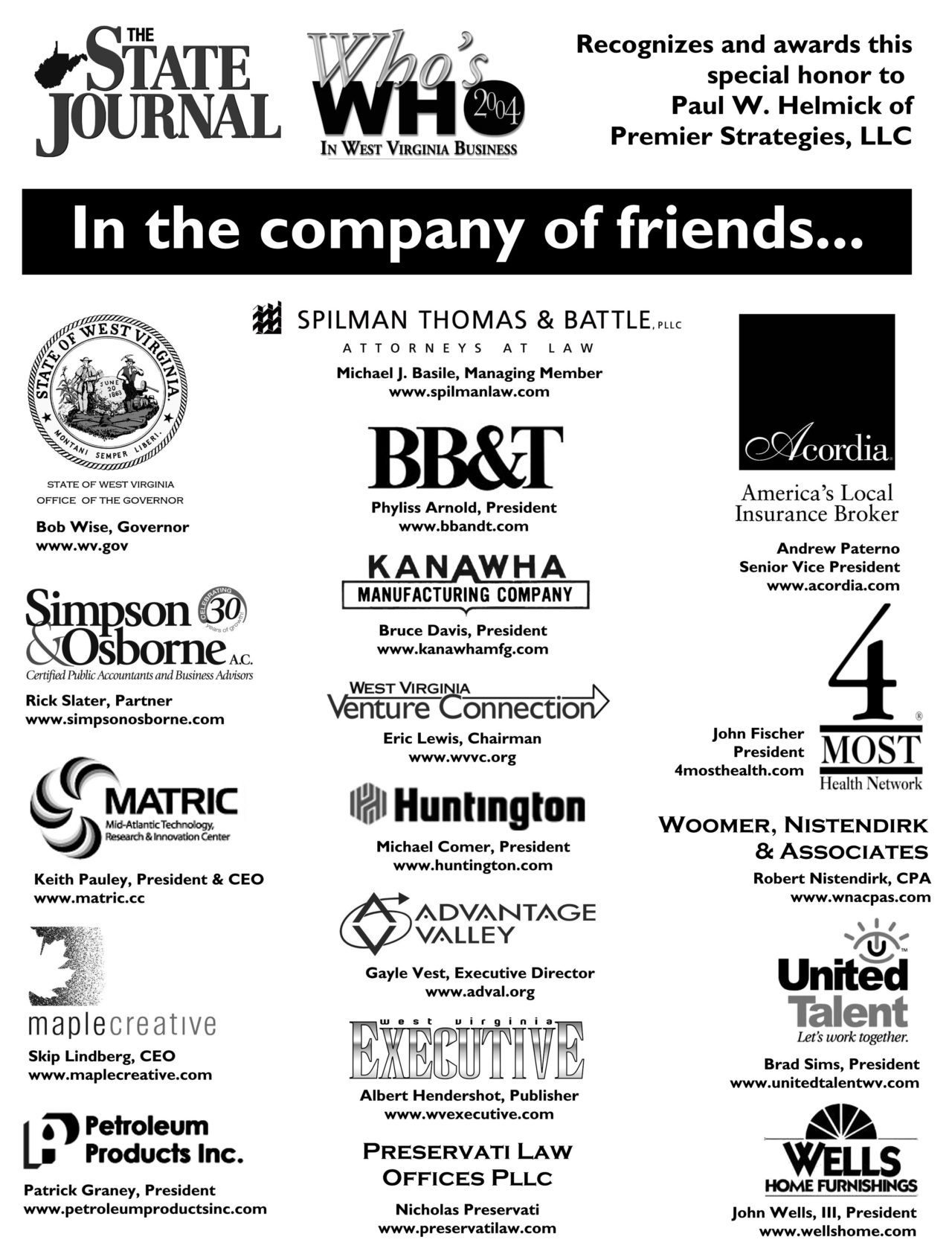 Press and Media Mentions | Paul Helmick